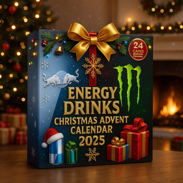 ⚡️ Energy Drink Can Julekalender 2025 – Vela-københavn.dk